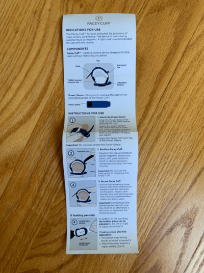 Review of Pacey Cuff - Incontinence Clamp for Men
